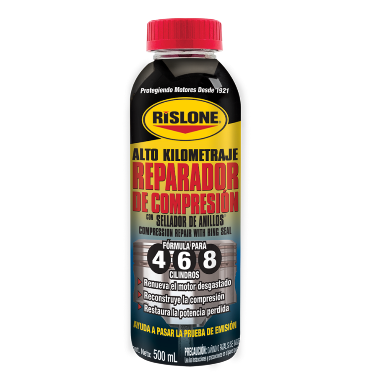 RISLONE REPARADOR DE COMPRESION CON SELLADOR DE ANILLOS 4 6 8 CILINDROS ...